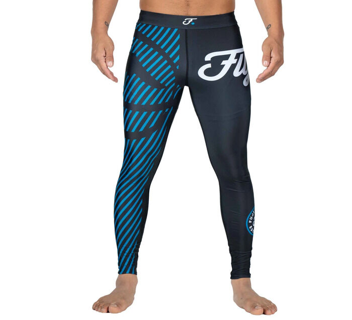 Fuji Script Spats - Blue